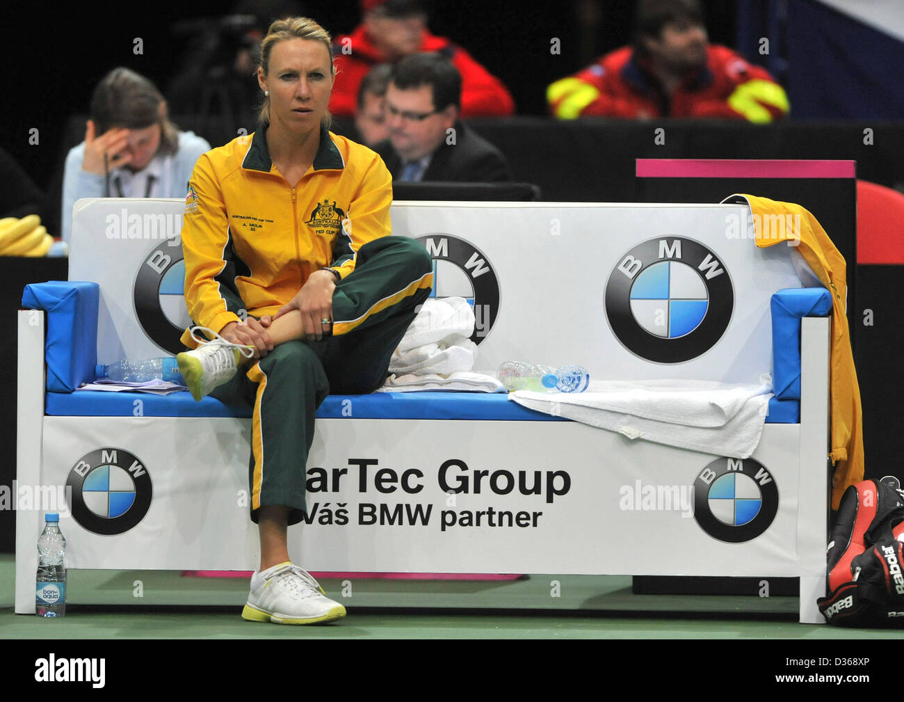 Australia's captain Alicia Molik during the 1st round Fed Cup match ...