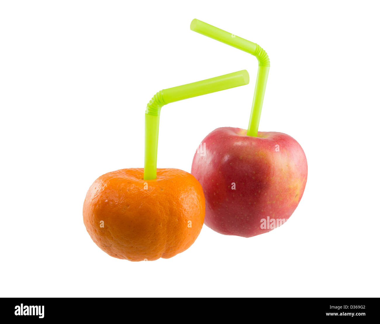 Red apple orange slice hi-res stock photography and images - Alamy