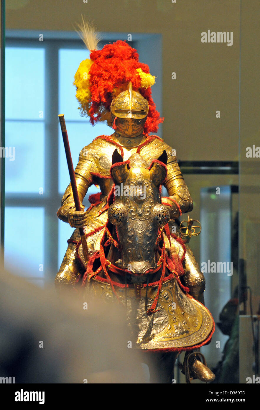 The first harnesses of the armory of the national art collections stand ...