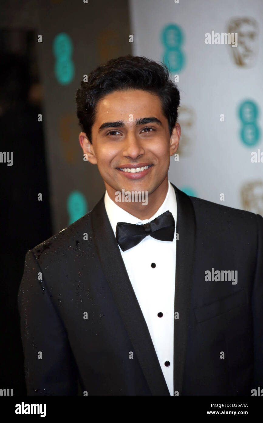 Actor Suraj Sharma arrives at the EE British Academy Film Awards at The ...