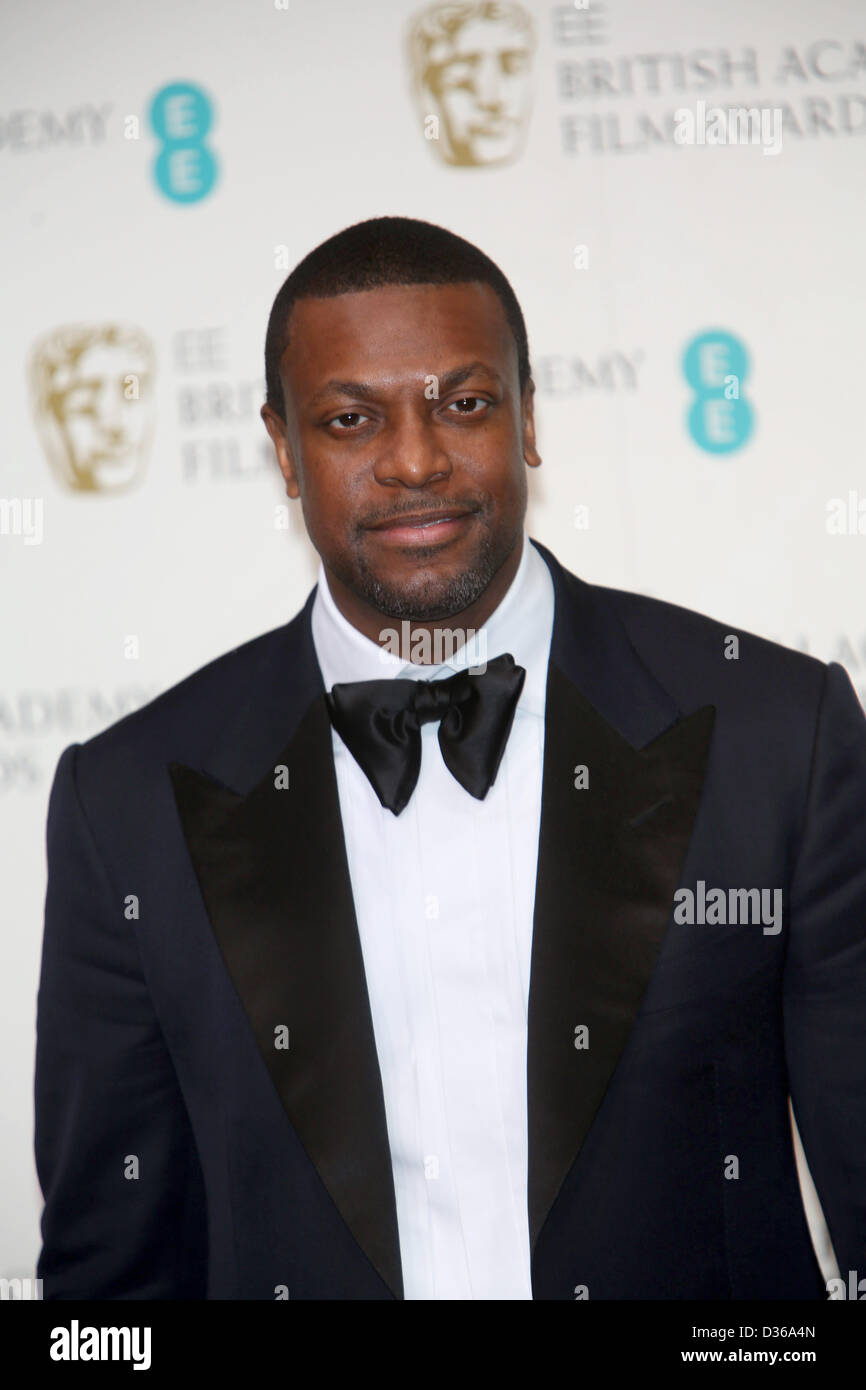Actor Chris Tucker poses in the press room of the EE British Academy ...