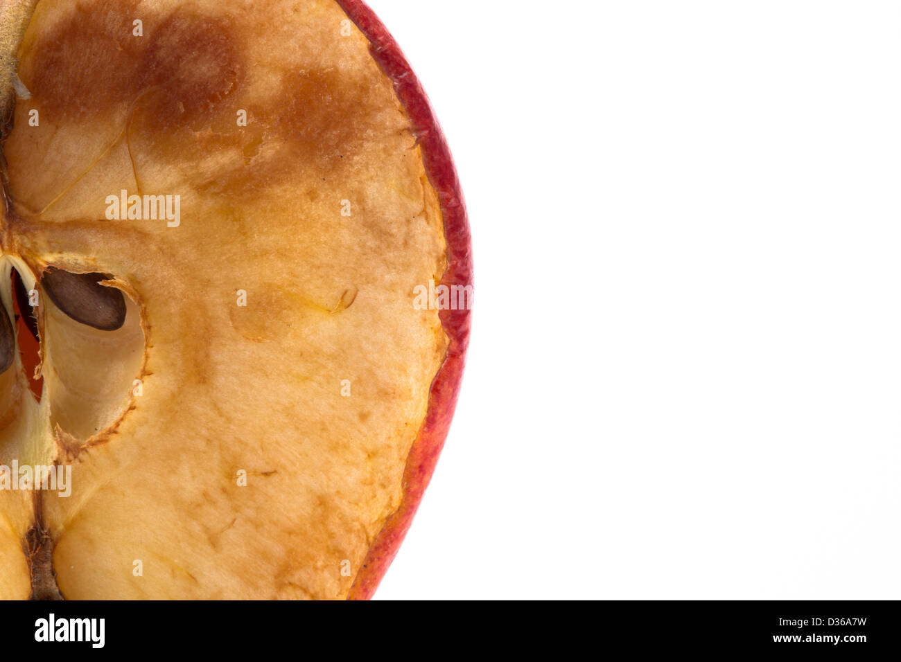 Apple with rotten core hi-res stock photography and images - Alamy