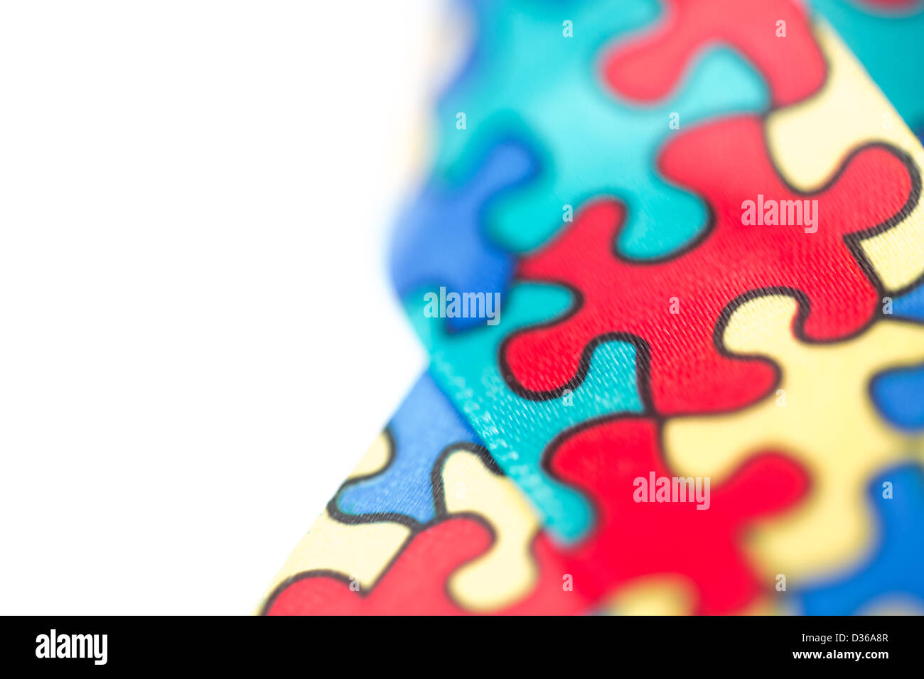 Autism ribbon hi-res stock photography and images - Alamy