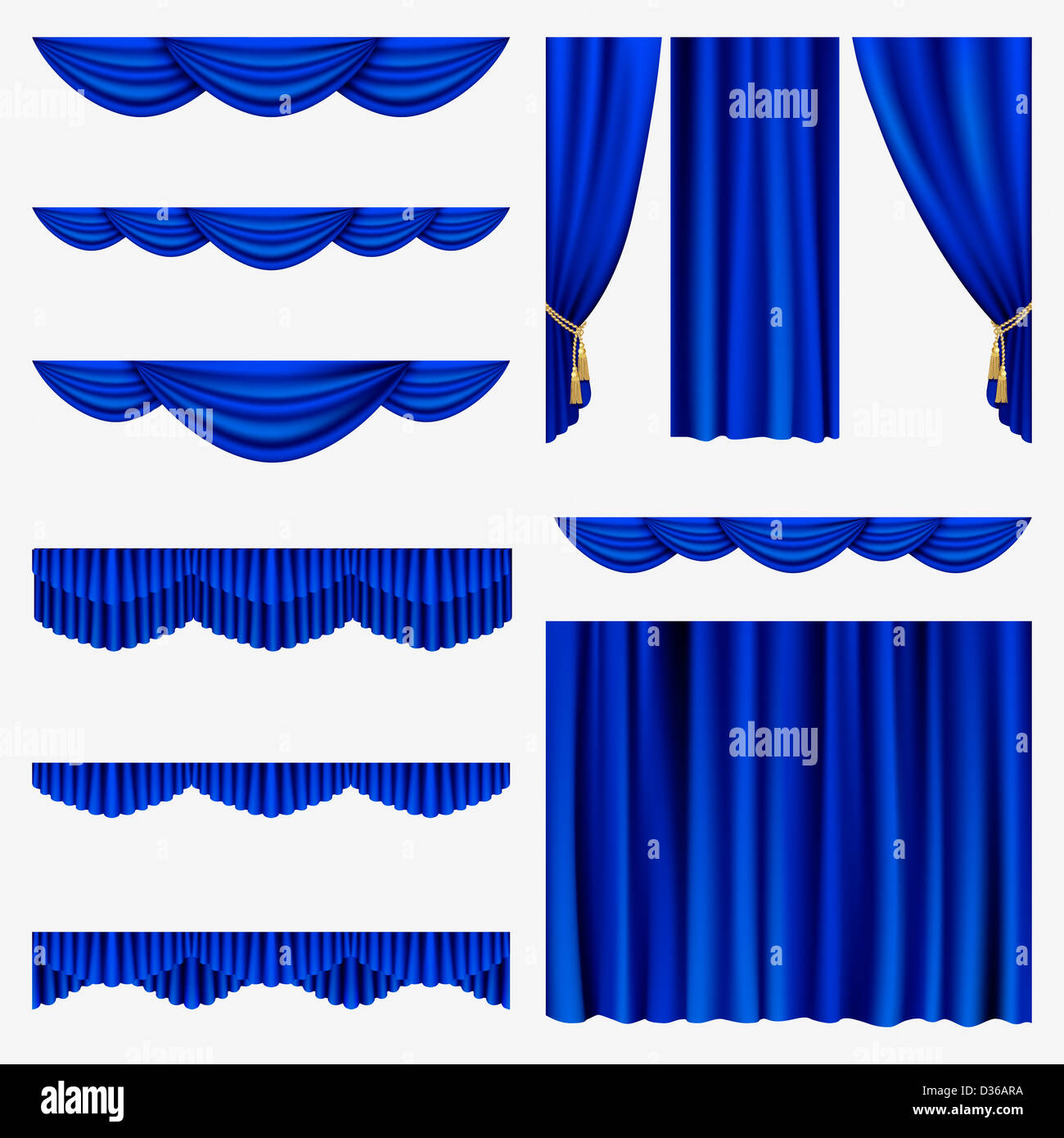 Blue Theatre Curtains