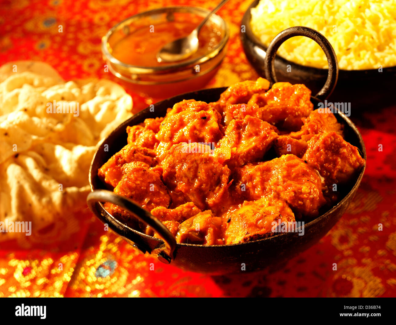 CHICKEN BALTI CURRY Stock Photo - Alamy