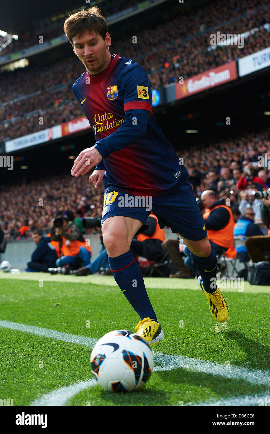 Lionel Messi (FC Barcelona), during La Liga soccer match between FC ...