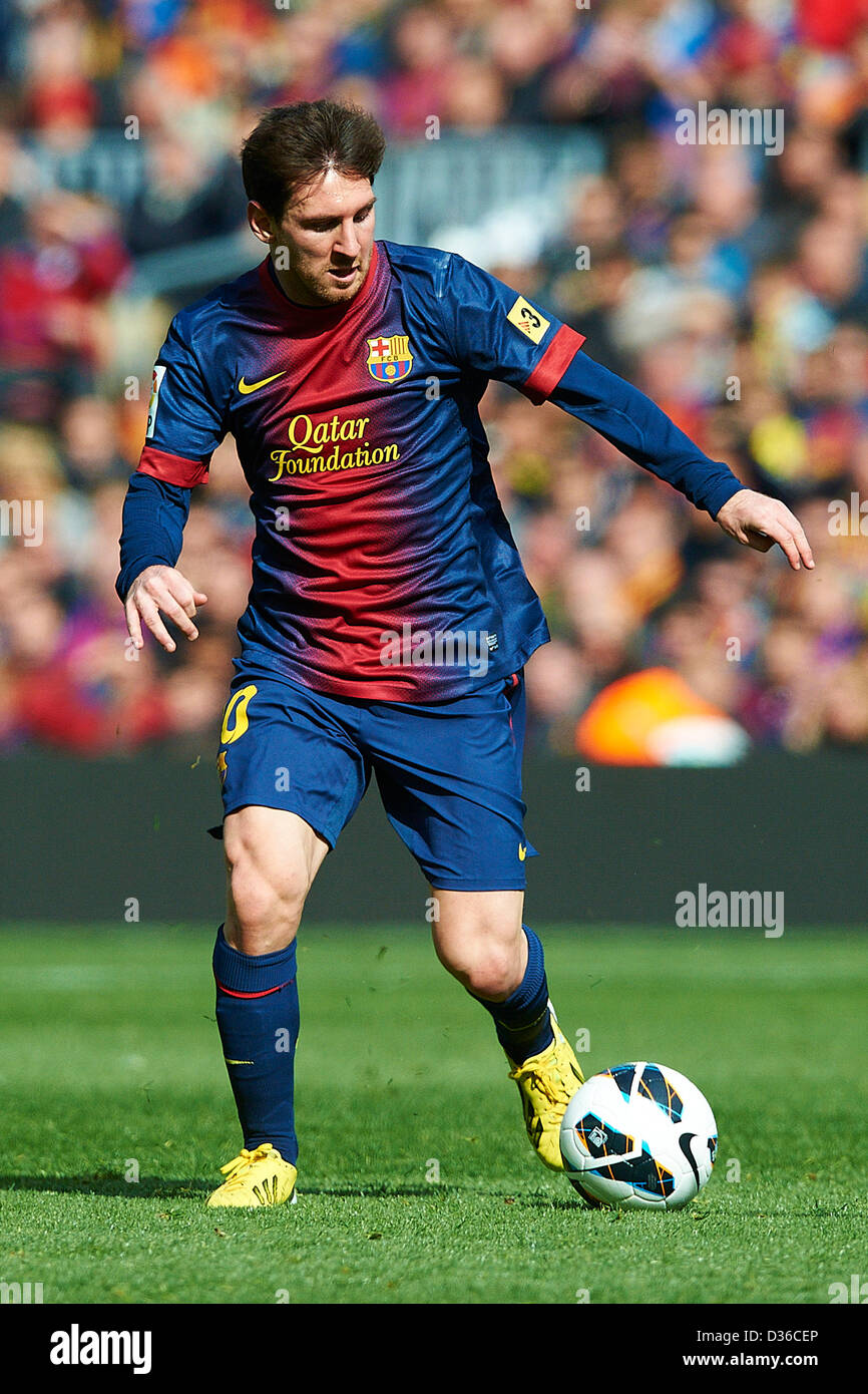 Lionel Messi (FC Barcelona), during La Liga soccer match between FC ...