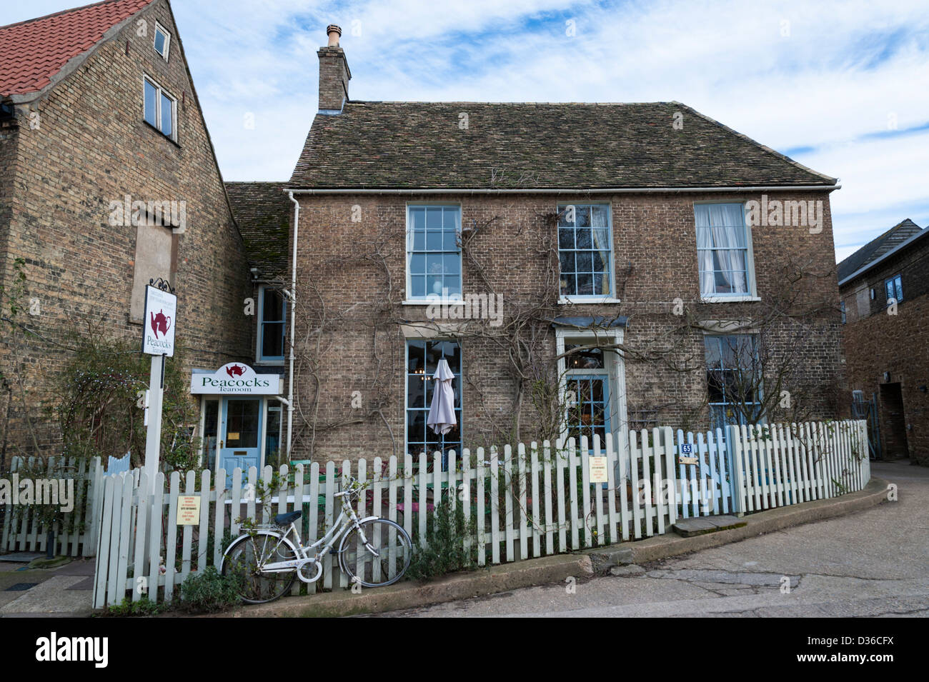 Peacocks tea rooms and Cafe restaurant riverside Ely Cambridgeshire UK ...