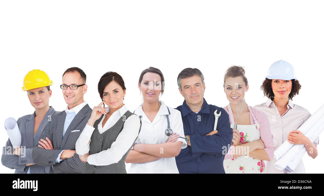 Various workers of industry Stock Photo - Alamy