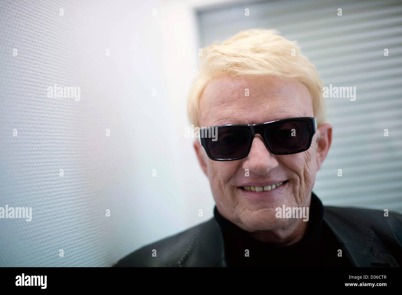 German popular music (Schlager) singer Heino poses during an interview ...