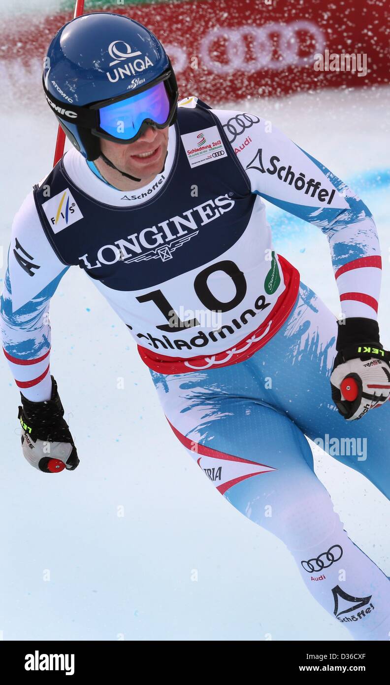 Schladming, Austria. 11th February 2013. Benjamin Raich of Austria ...