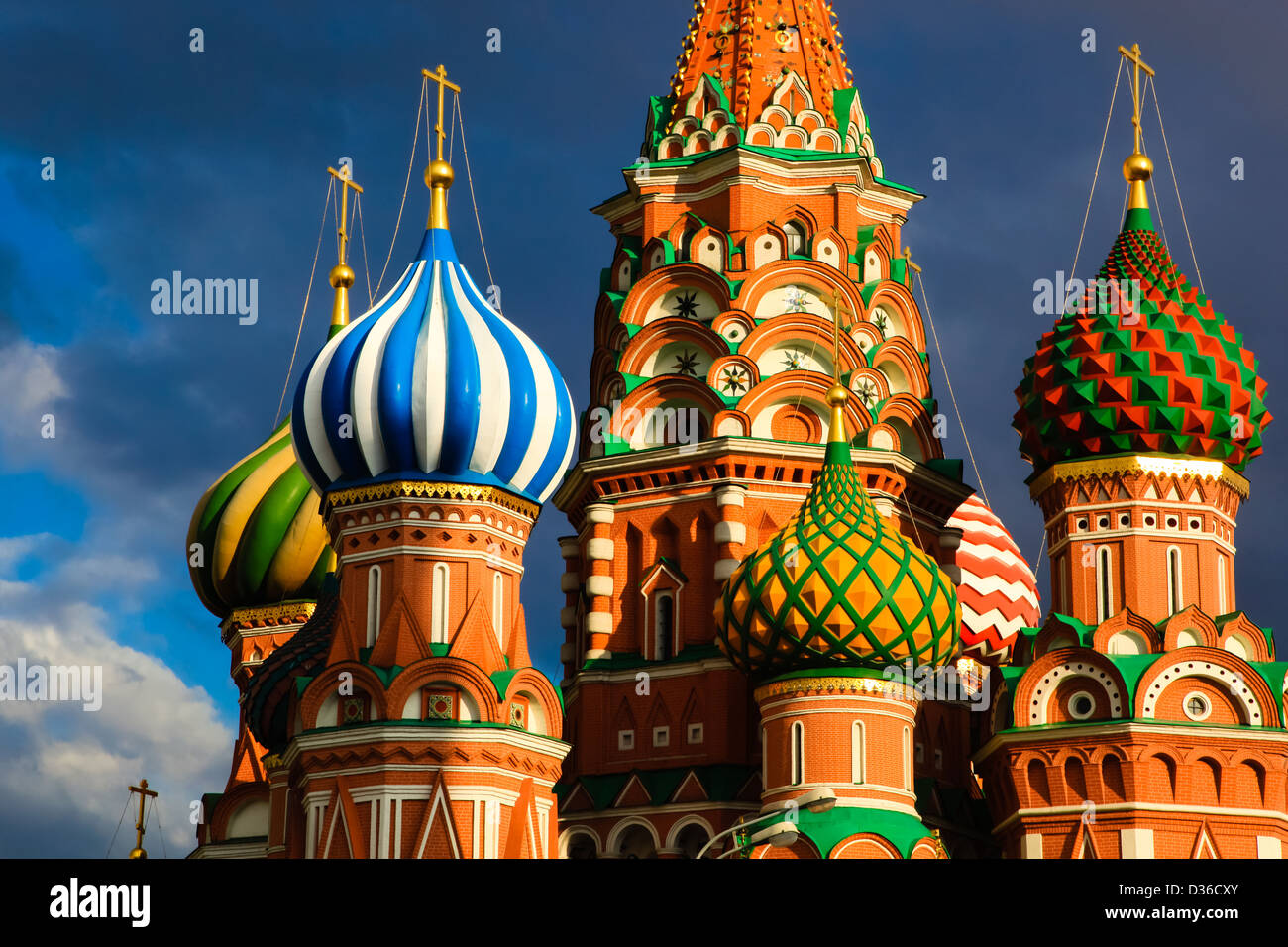 Saint Basil's Cathedral (Pokrovsky Sobor), one of the iconic ...