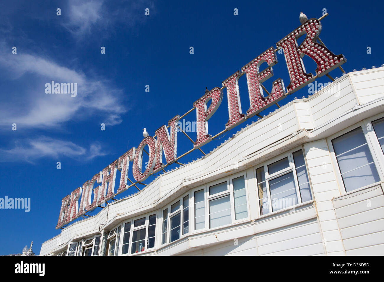 Brighton pier sign hi-res stock photography and images - Alamy