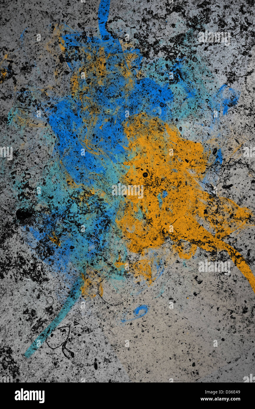 Wall with paint stains Stock Photo - Alamy