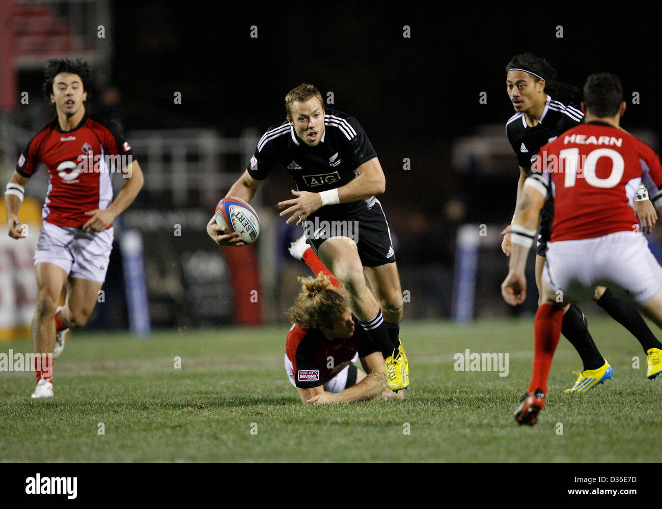 Las Vegas Nevada USA. 9th Feb, 2013. Tim Mikkelson (2) of New Zealand ...