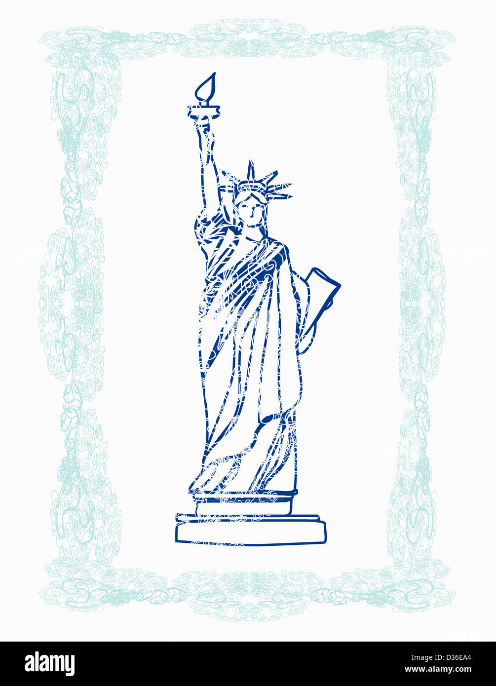 New york doodle hand Cut Out Stock Images & Pictures - Alamy