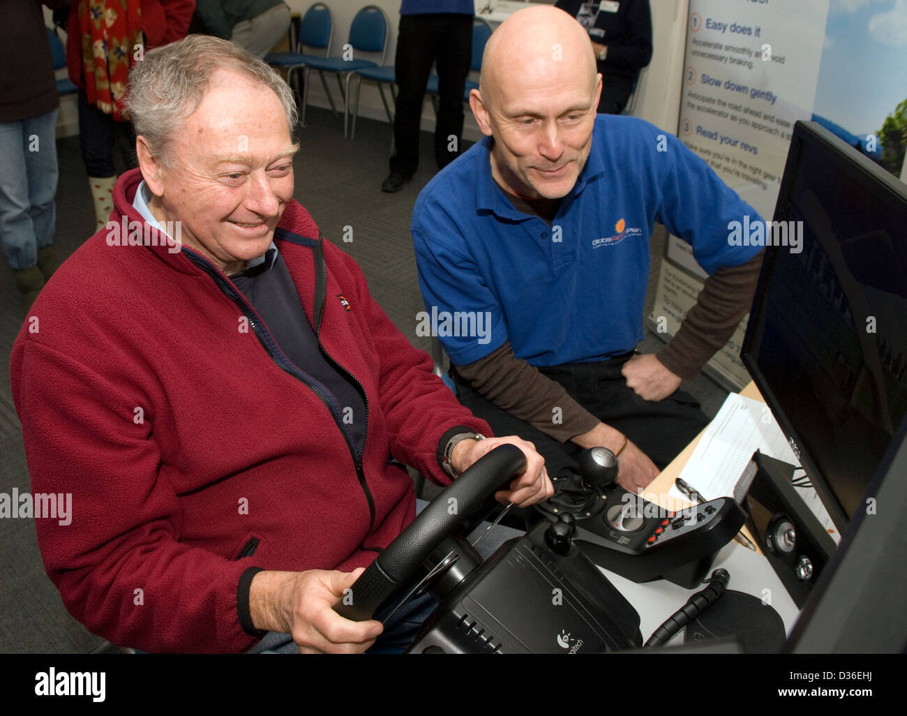 Car driving simulation hi-res stock photography and images - Alamy