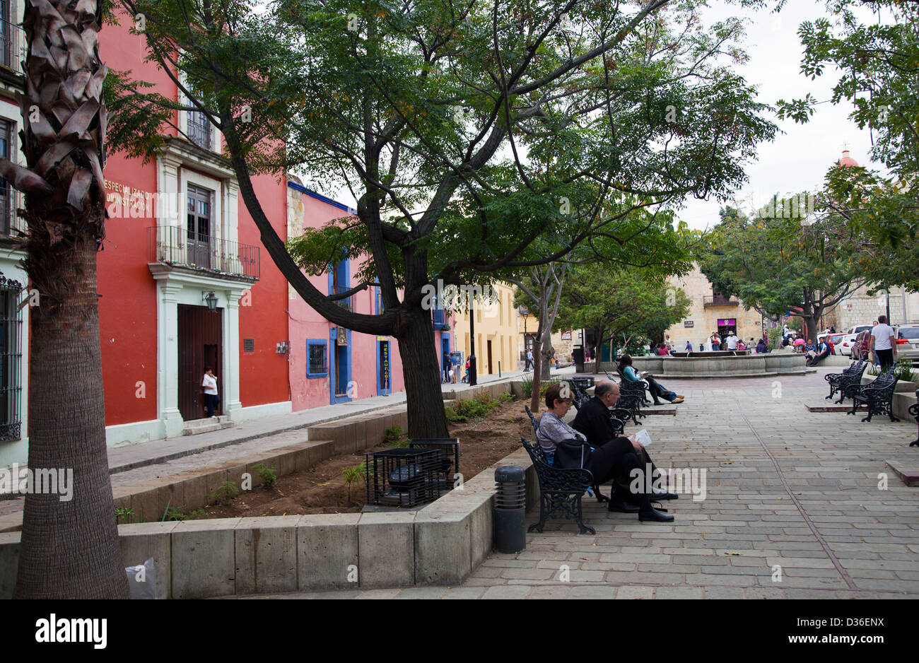 Parque Labastida in Oaxaca - Mexico Stock Photo - Alamy