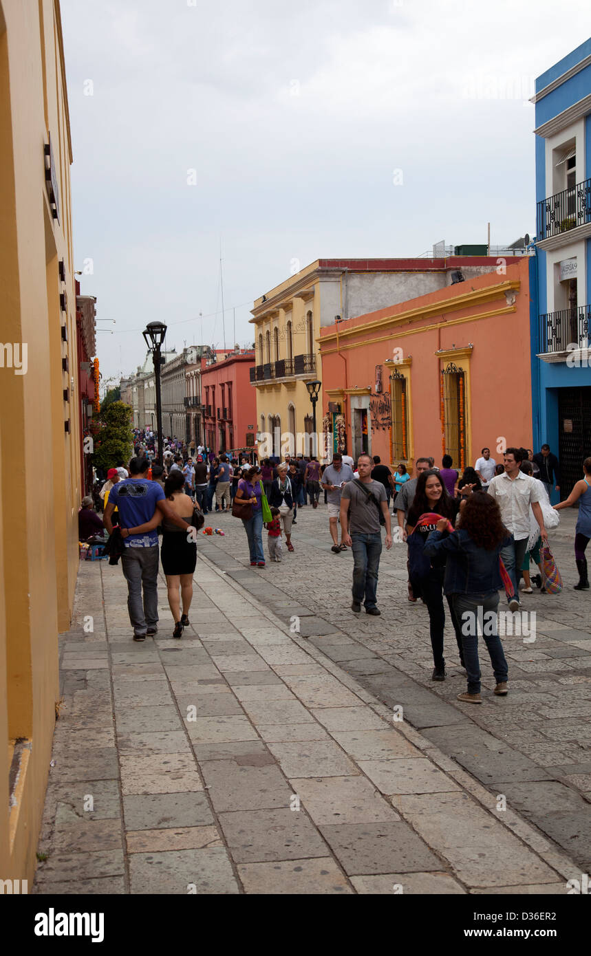 Historic center in the city of oaxaca de juarez hi-res stock ...