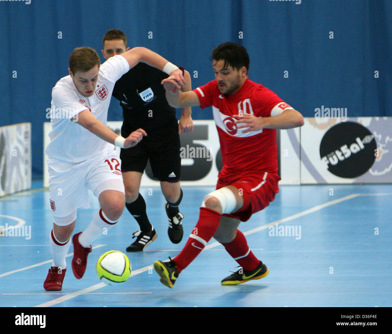 08.02.2013. Barking,England. Stuart Cook of England and Manchester ...