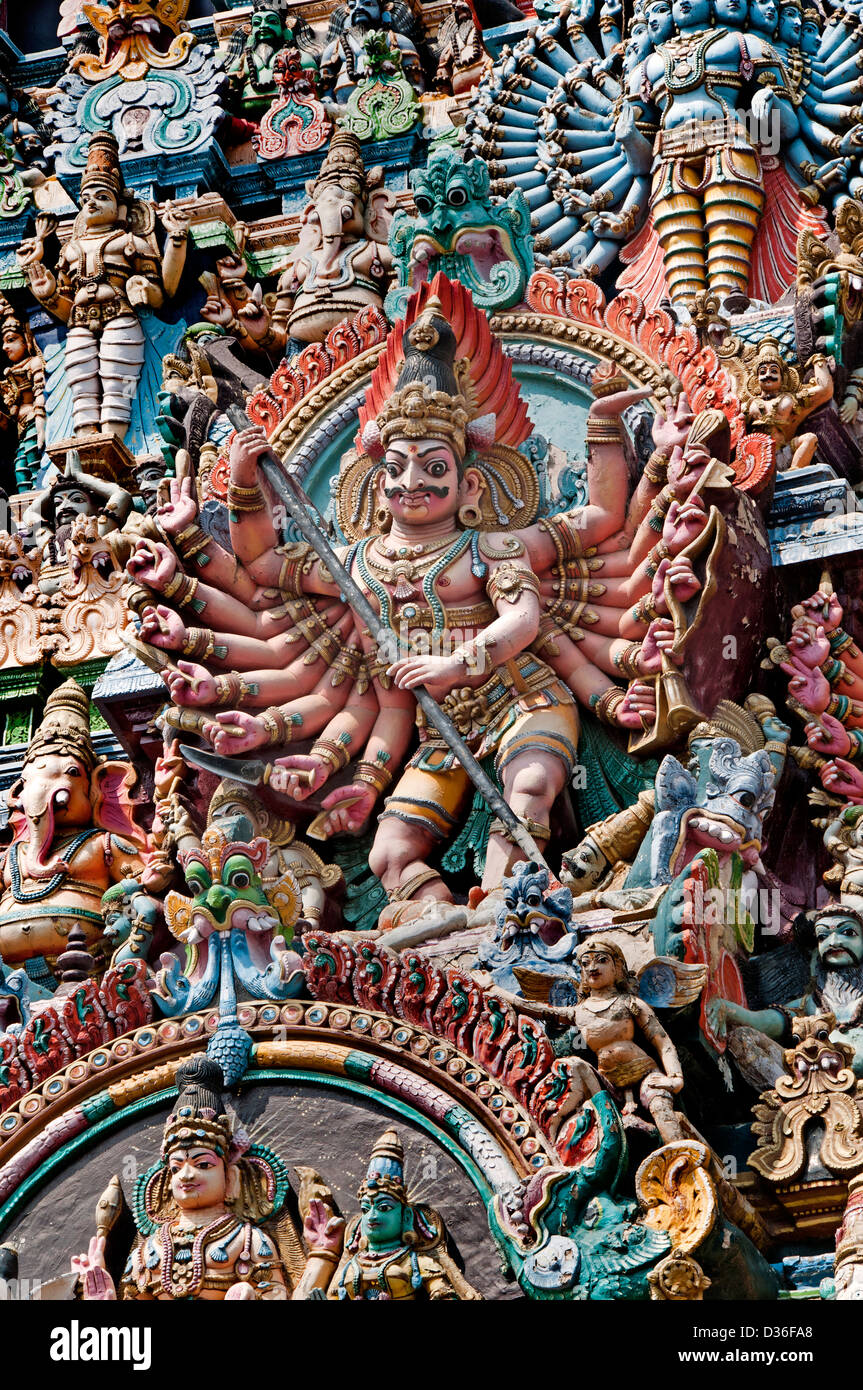 Sri Meenakshi Amman Temple Hindu ( dedicated to Parvati - Meenakshi ...