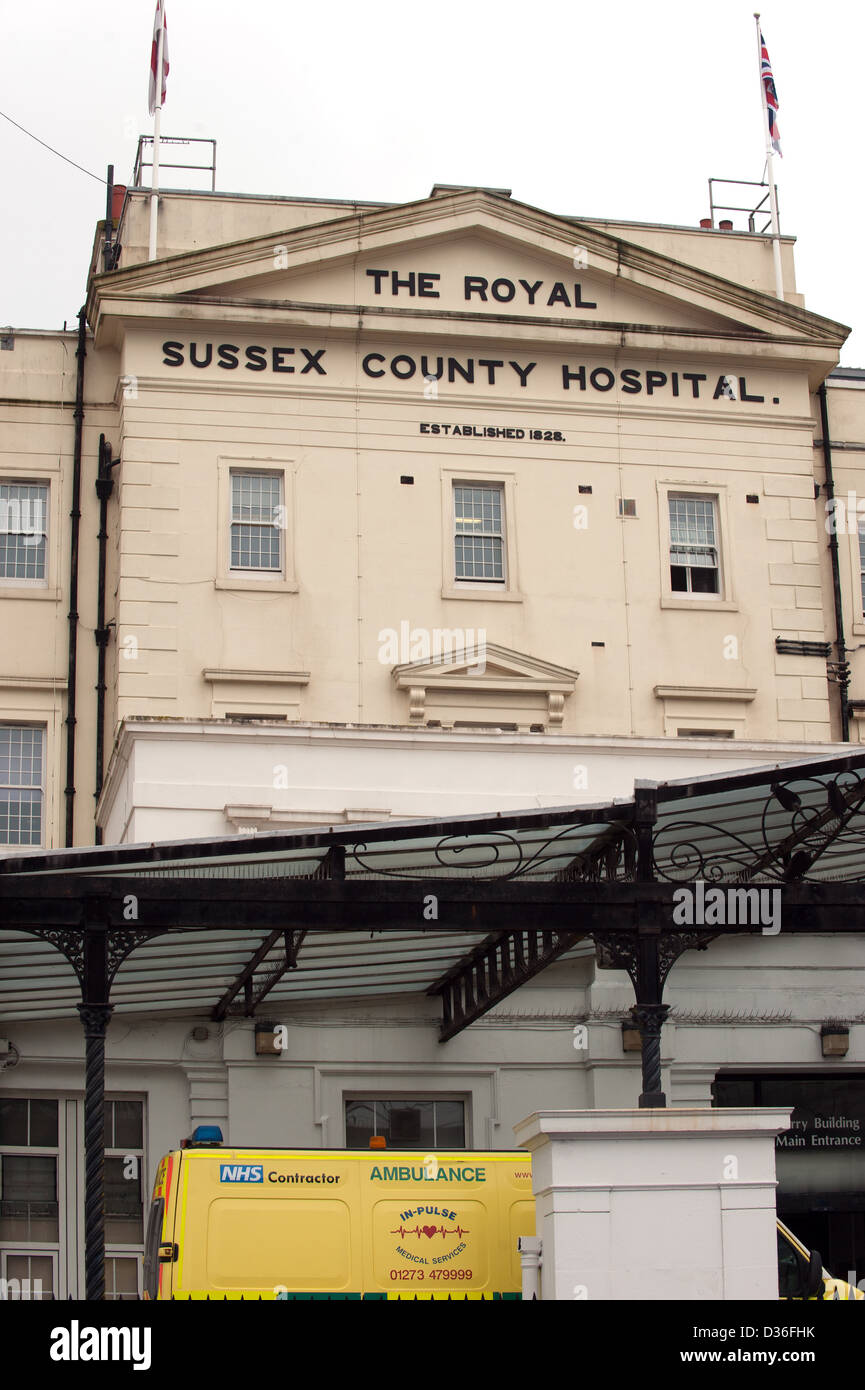 Royal Sussex County Hospital RSCH in Brighton UK in 2013 before ...