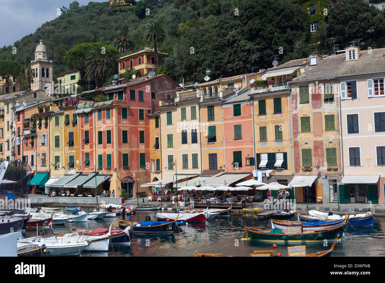 Portofino- beautiful seaport in Italy Stock Photo - Alamy