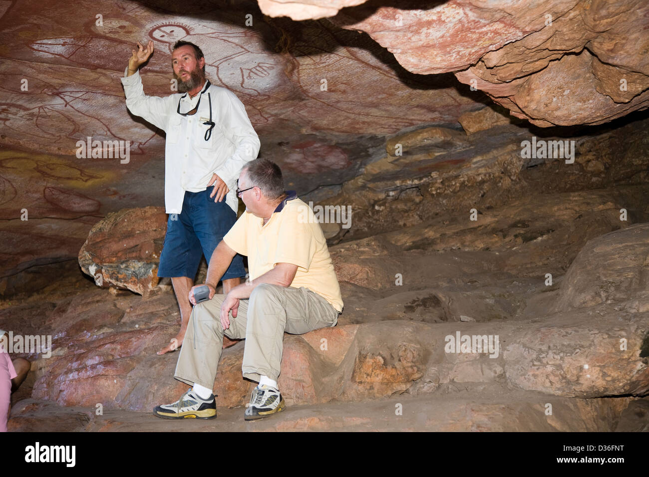 Harry Christiansen describes Aboriginal rock art, Raft Point, Collier ...