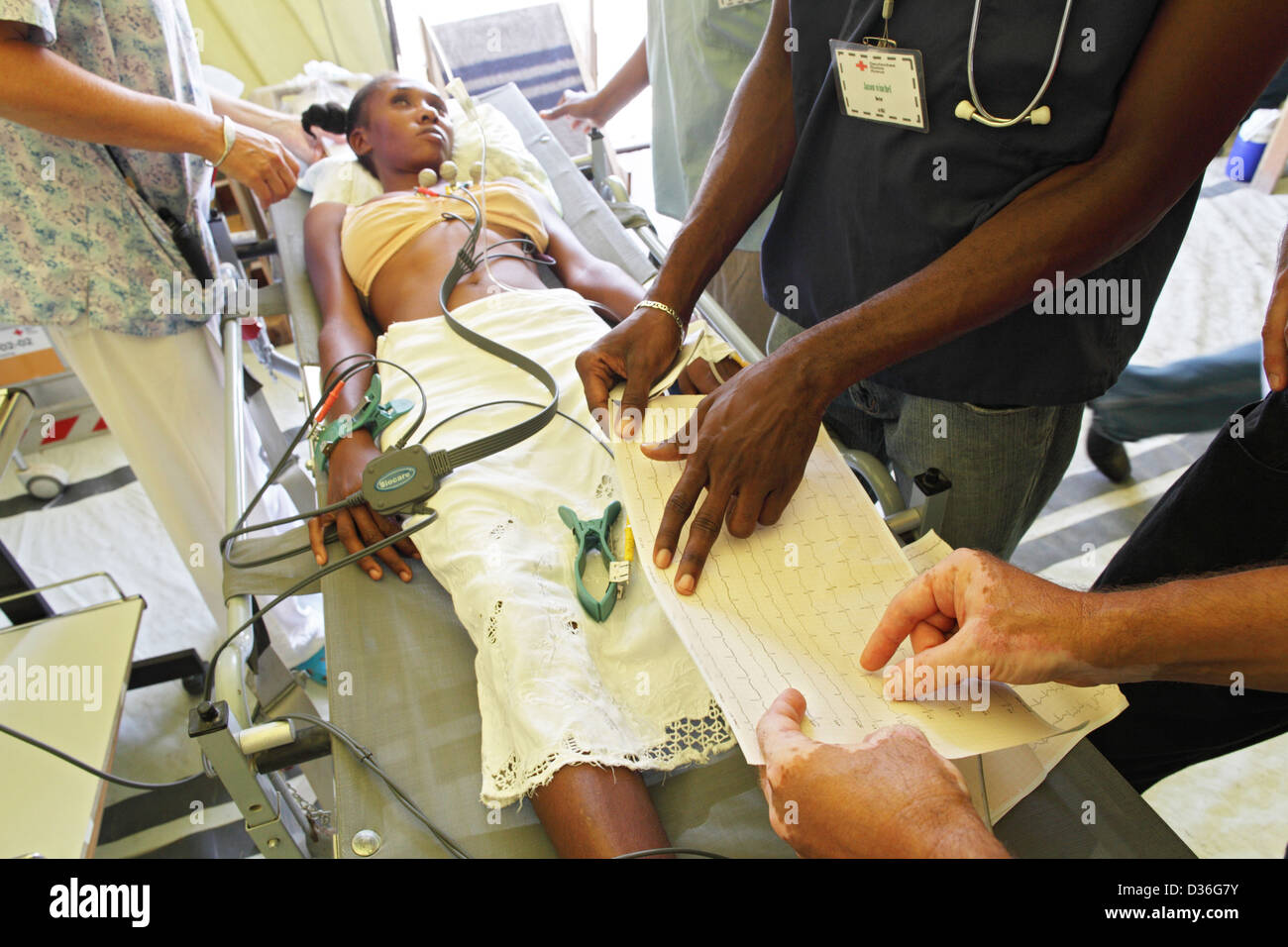 Ecg woman hi-res stock photography and images - Alamy