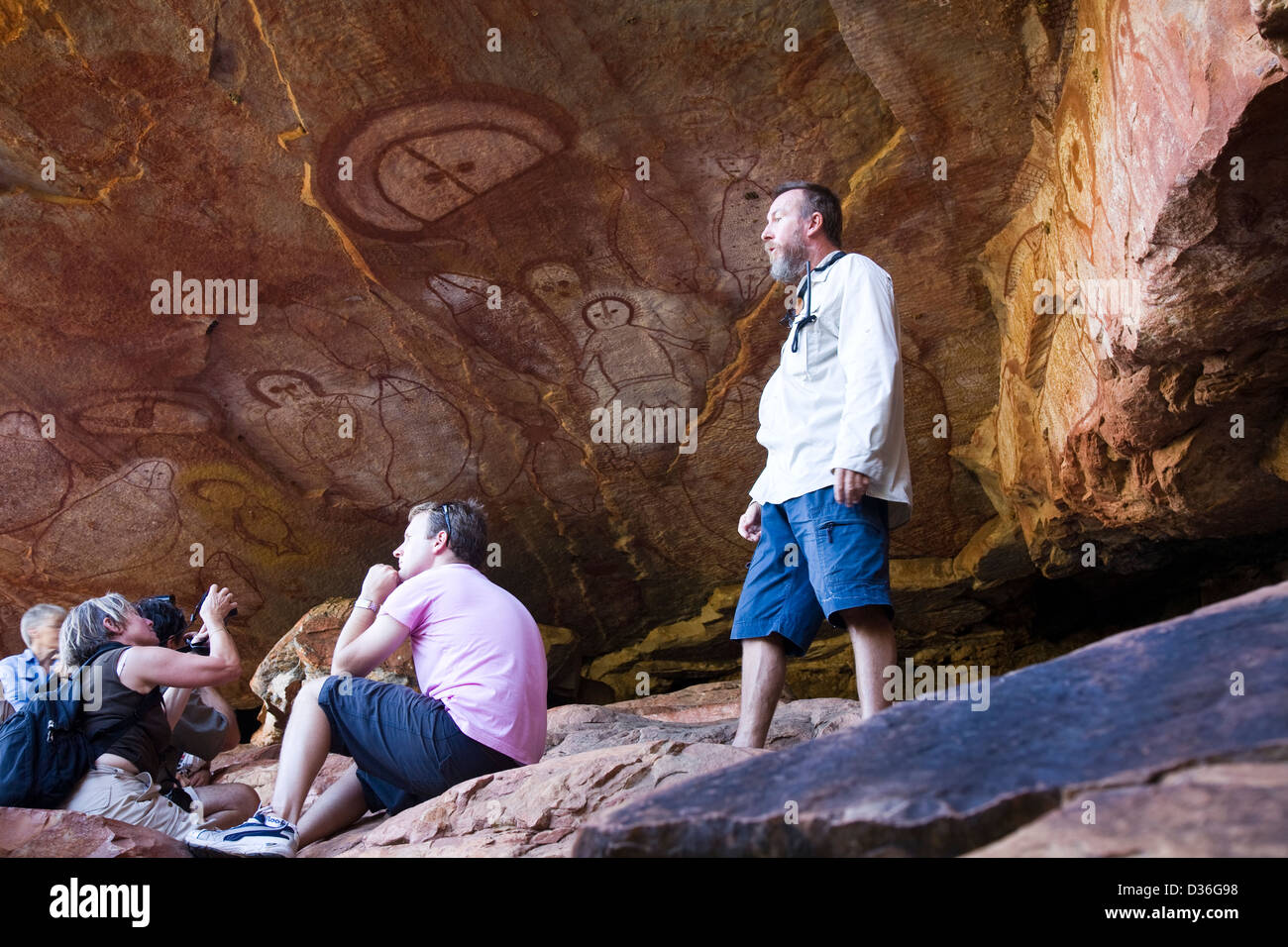 Harry Christiansen describes Aboriginal rock art, Raft Point, Collier ...