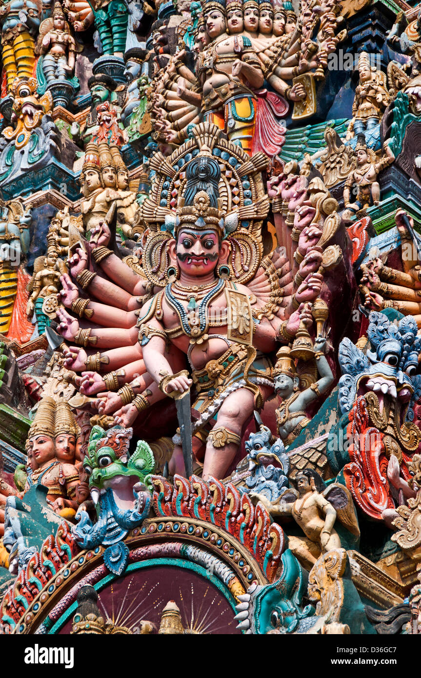 Sri Meenakshi Amman Temple Hindu ( dedicated to Parvati - Meenakshi ...