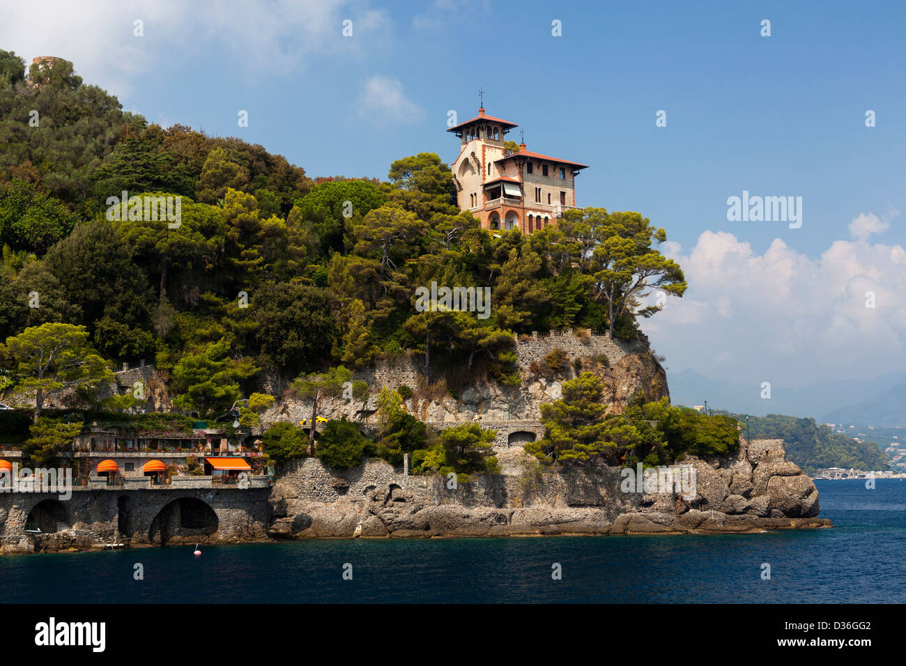 Portofino beautiful seaport in Italy Stock Photo - Alamy