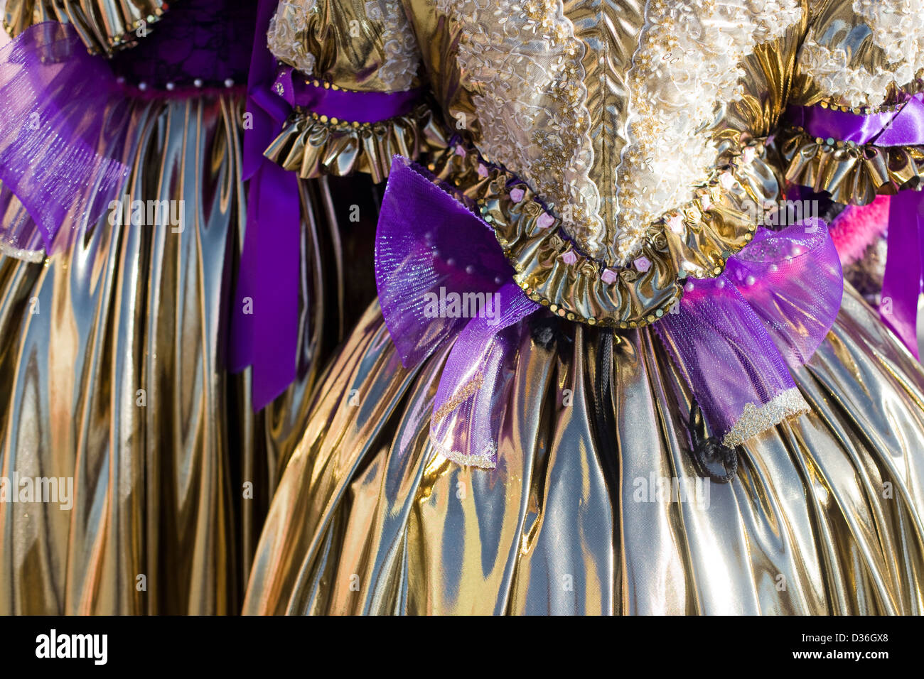 Back view of a venetian costume Stock Photo - Alamy