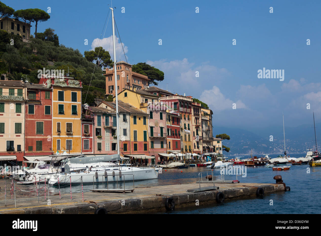 Portofino- beautiful seaport in Italy Stock Photo - Alamy