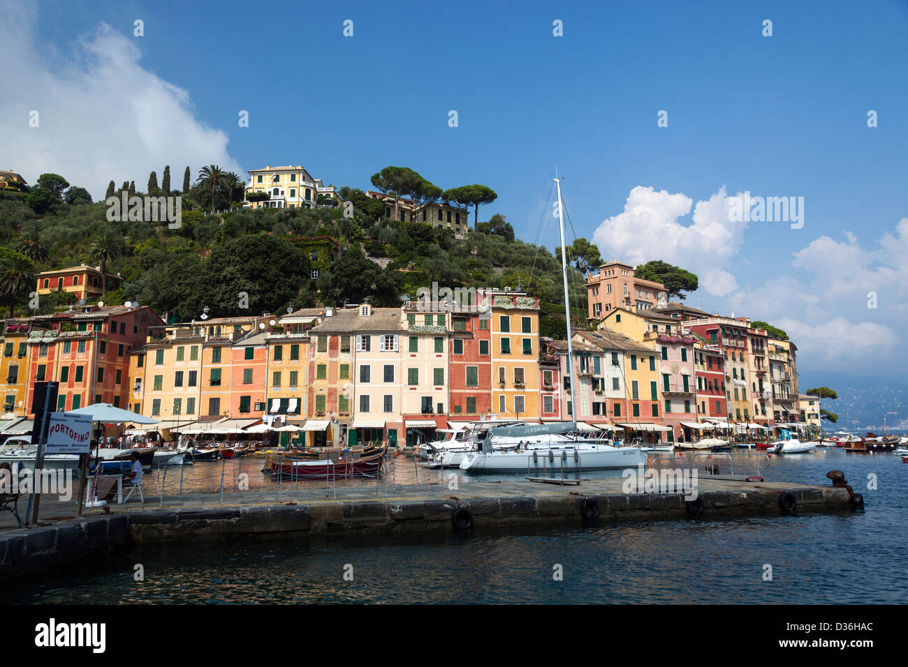 Portofino- beautiful seaport in Italy Stock Photo - Alamy