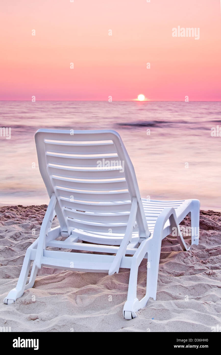 Relax on the beach. Summer time Stock Photo - Alamy