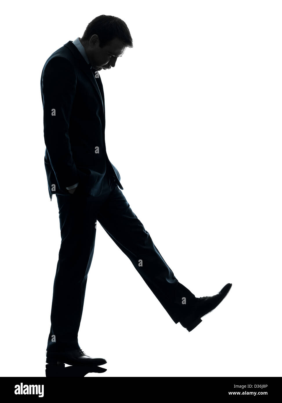 Person Standing Looking Down Png