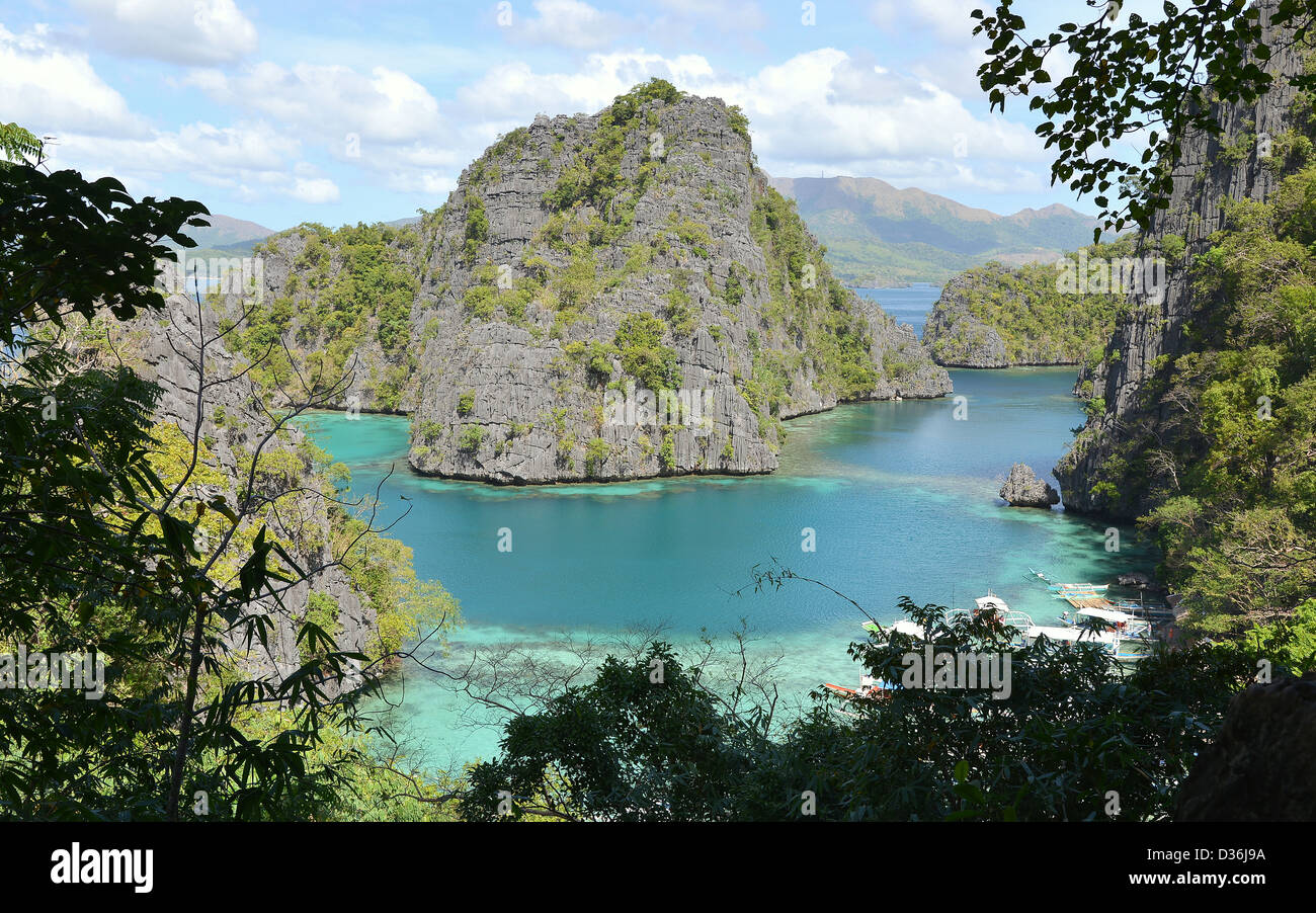 Coron Bay - Coron, Palawan, Philippines Stock Photo - Alamy