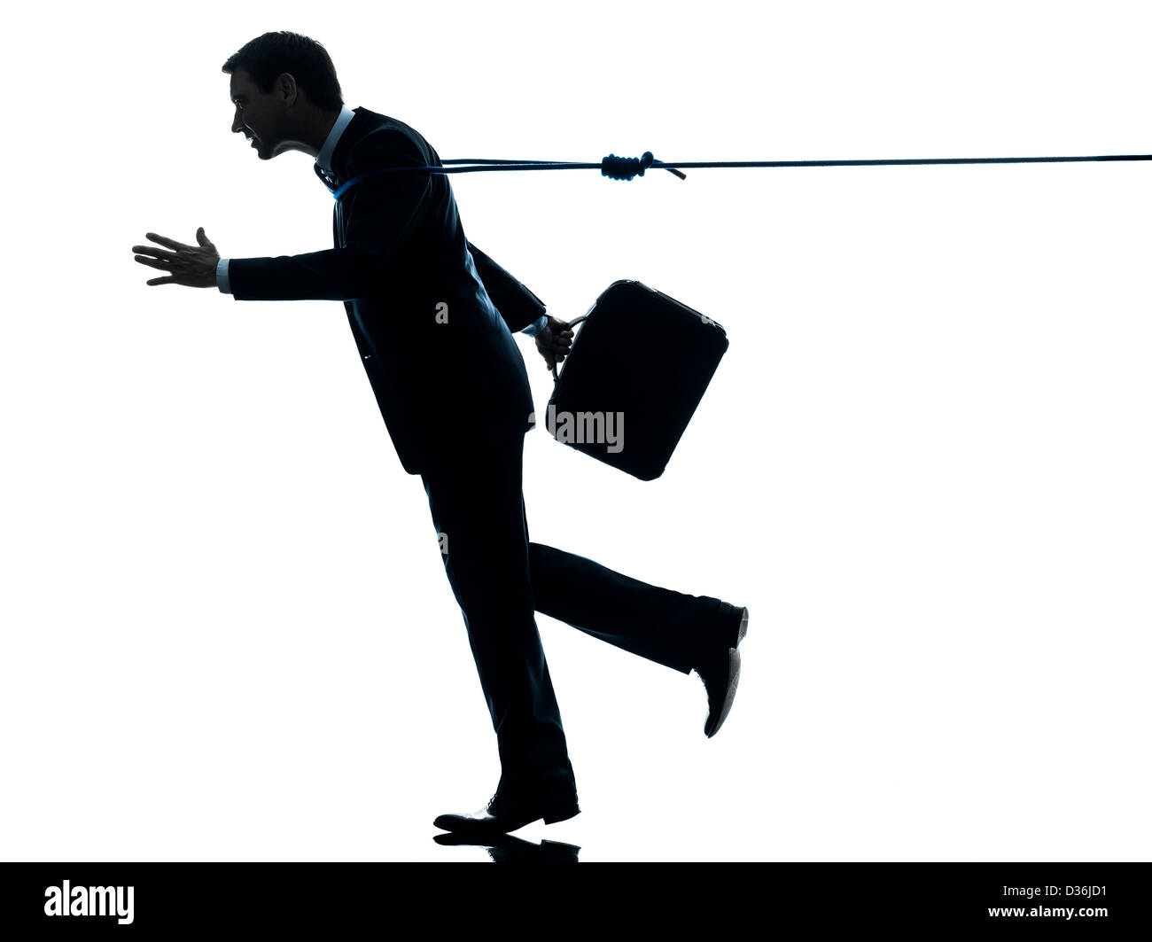 Man tied up rope on hi-res stock photography and images - Alamy