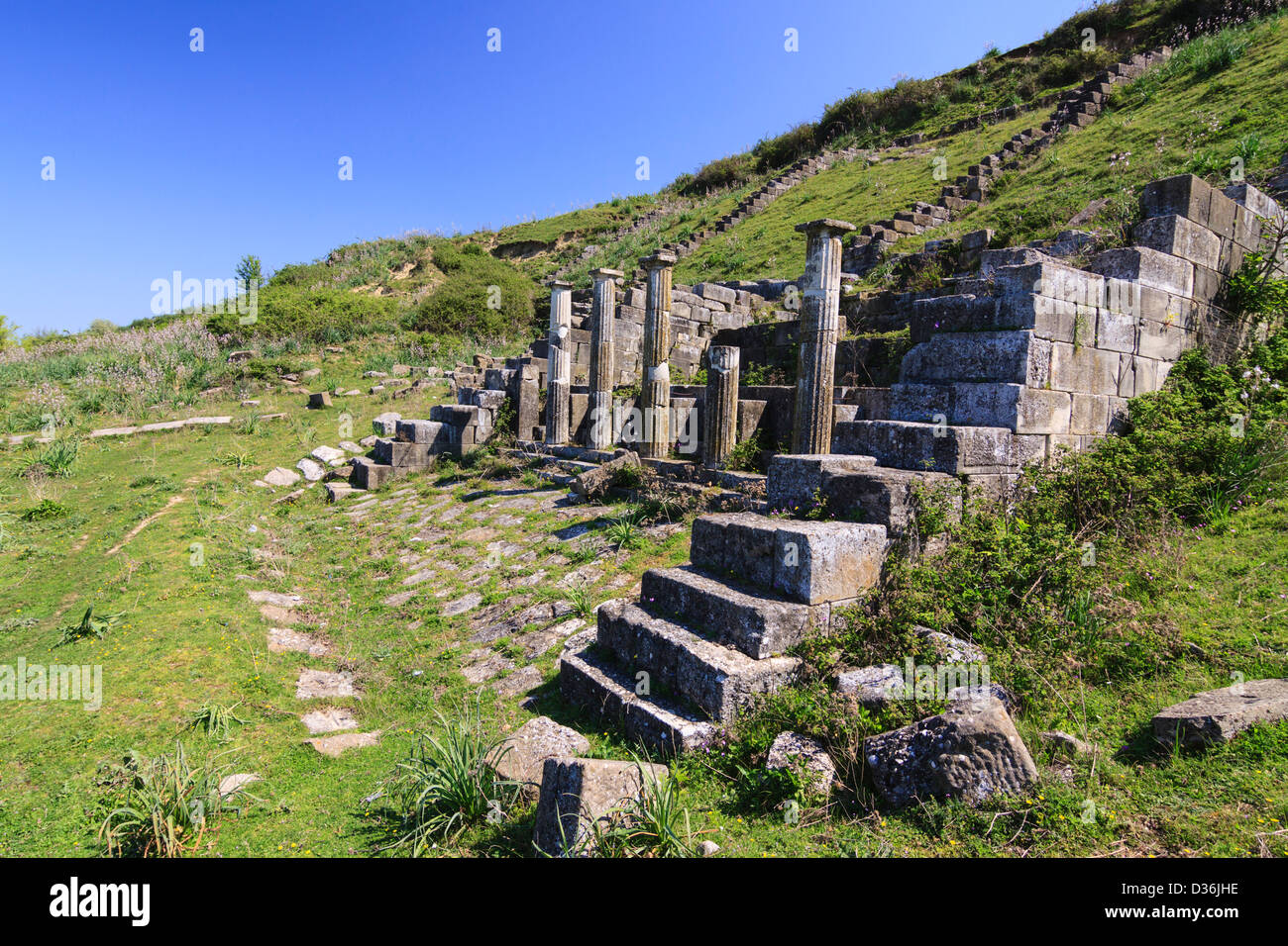 Nymphaeum, Apollonia, Albania Stock Photo - Alamy
