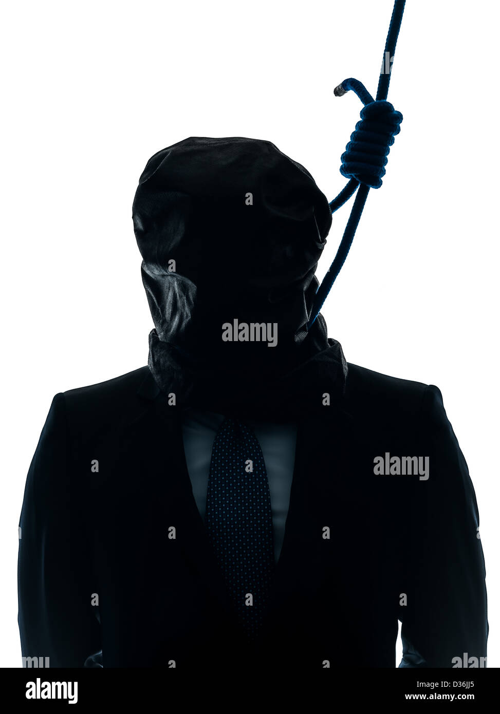 Noose silhouette hi-res stock photography and images - Alamy