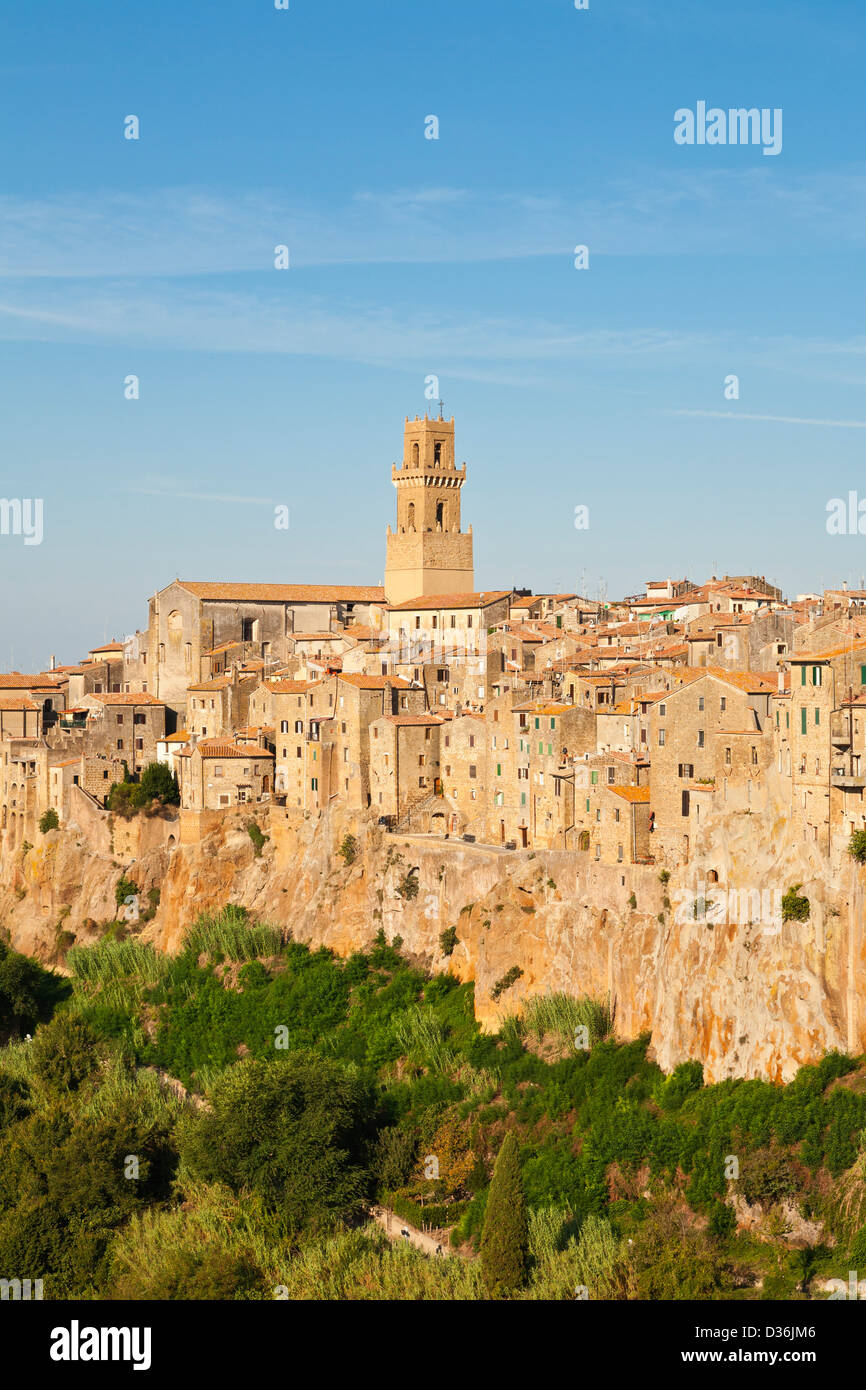 The ancient town of Pitigliano, Grosseto Province, Tuscany, Italy Stock ...