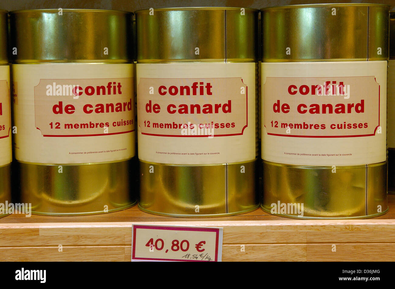 Canned products of Geese, Confit de Canard, Farm Geese, Rocamadour ...