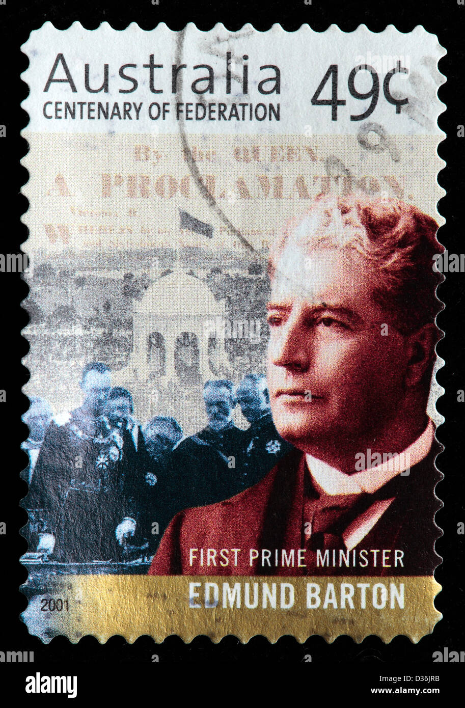 Edmund barton australian prime minister hi-res stock photography and ...