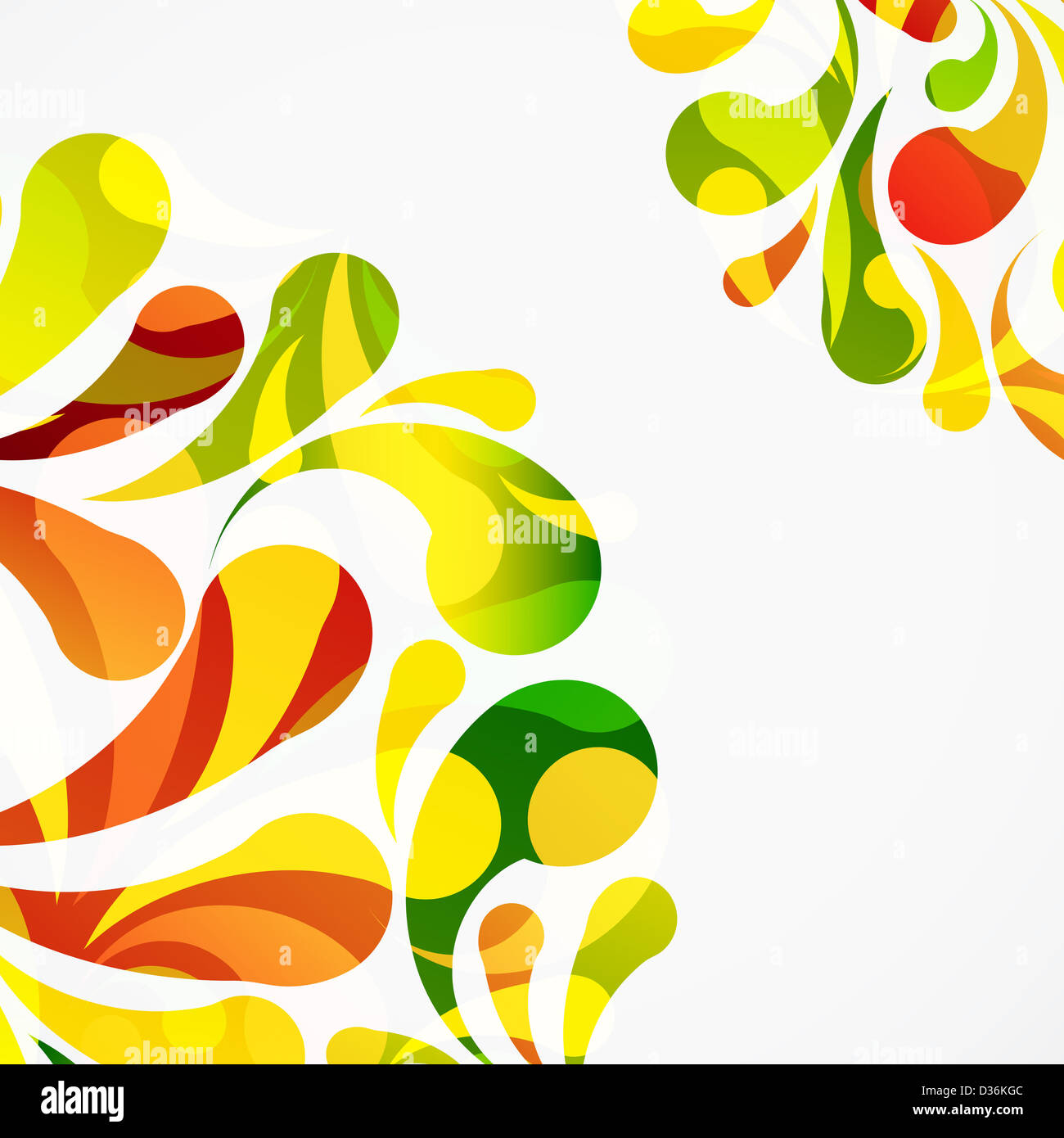 Decorative colorful arc drops background Stock Photo - Alamy