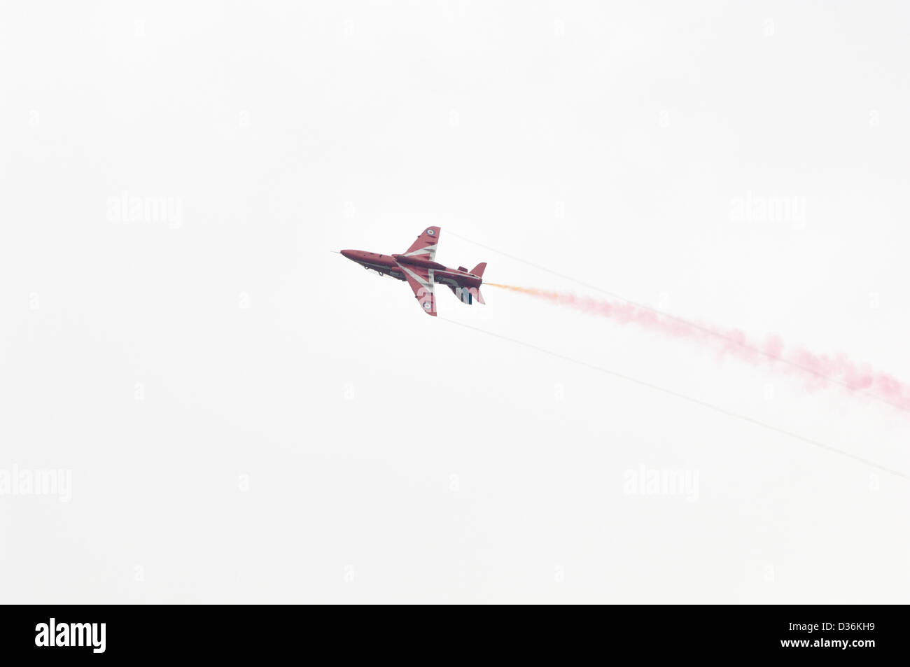 Red Arrows flying display at Formula 1 Grand Prix Stock Photo - Alamy