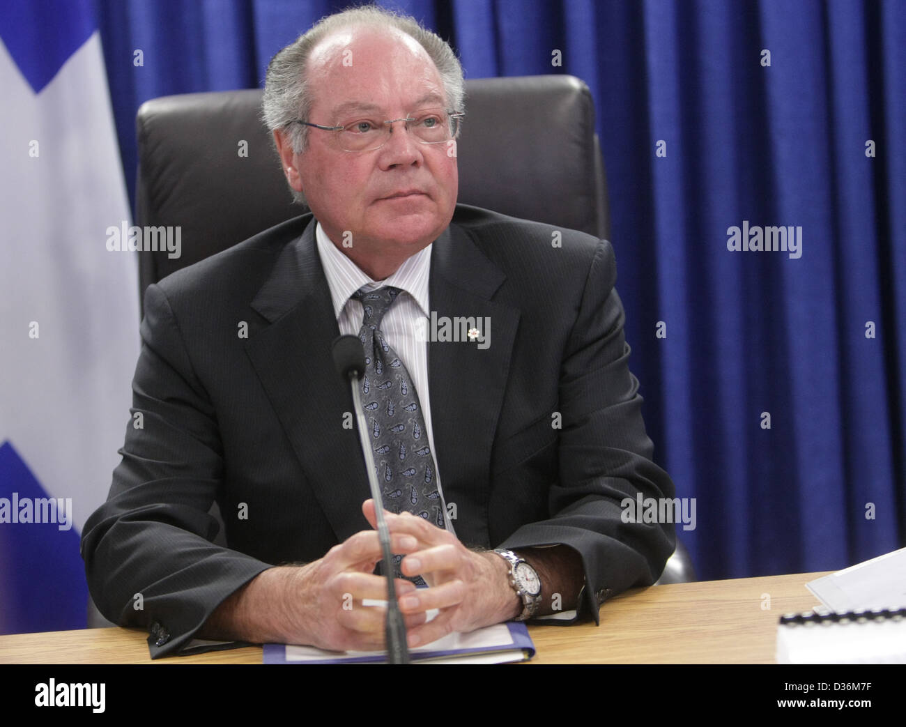 Commissioner Michel Bastarache Stock Photo - Alamy
