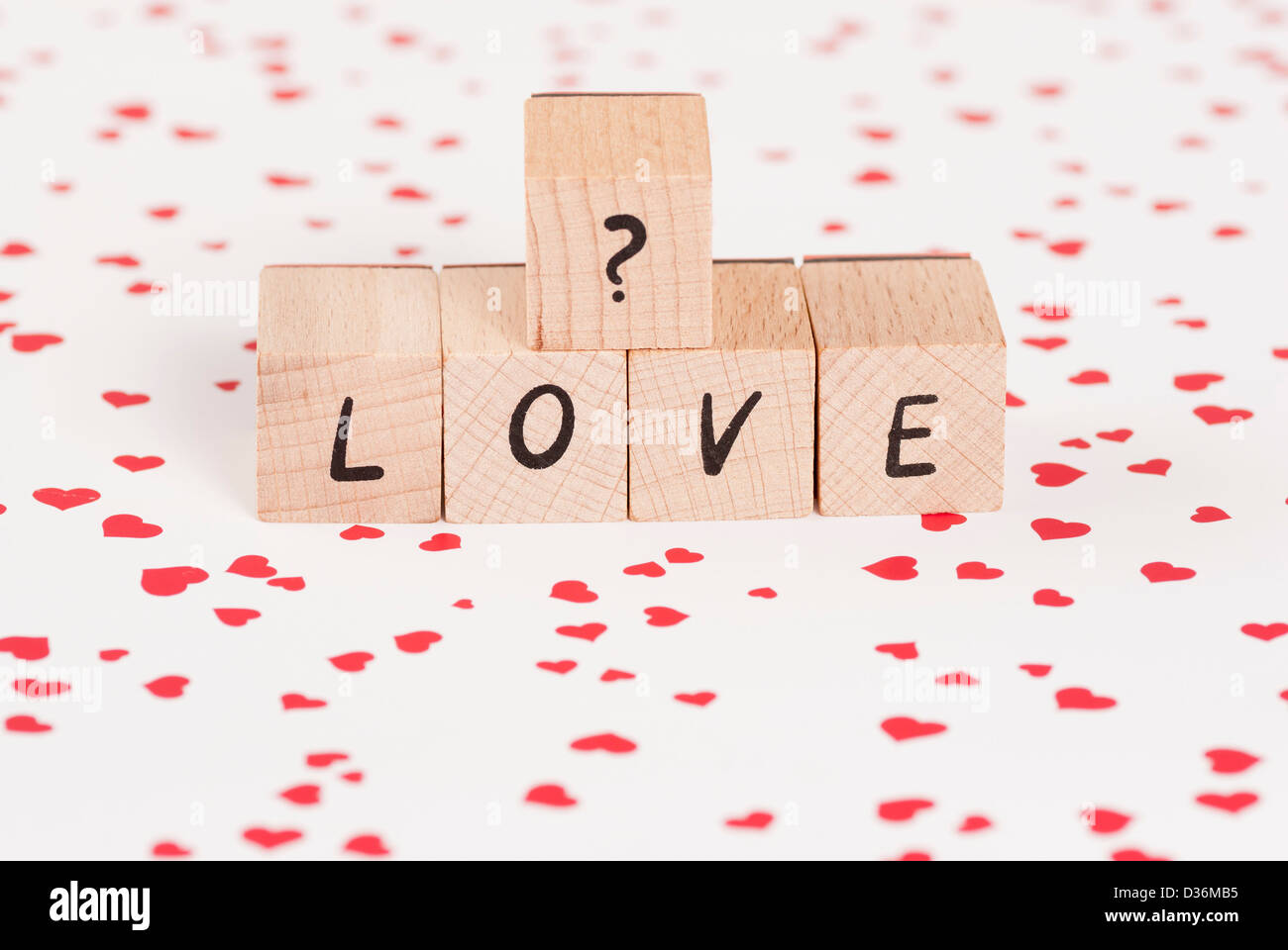 Love blocks hi-res stock photography and images - Alamy