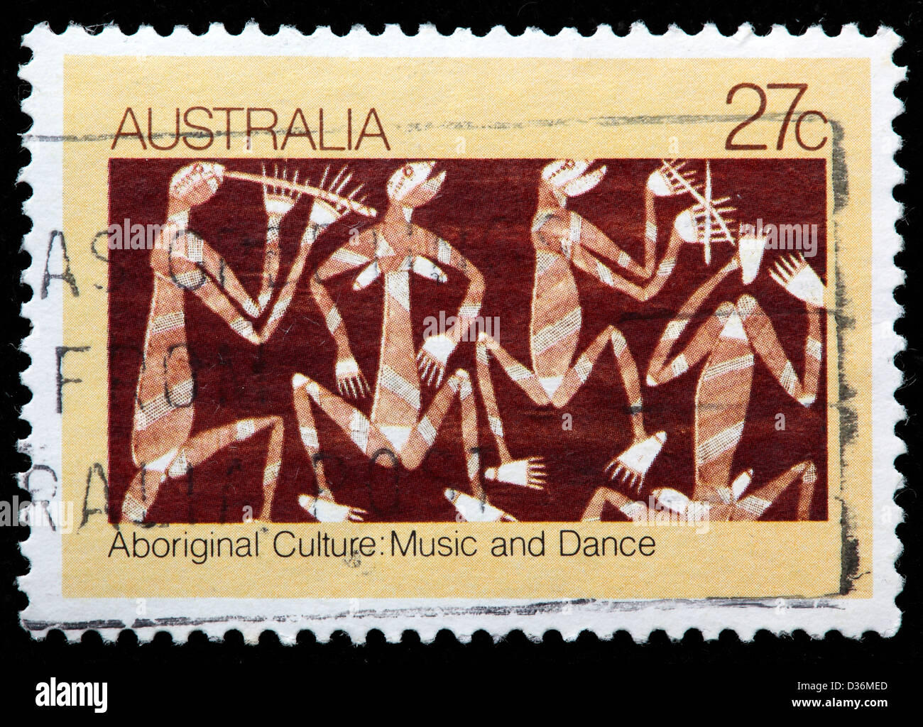 Mimi Spirits Singing and Dancing, by David Milaybuma, postage stamp ...