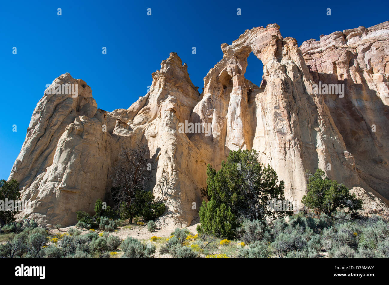 Grosvenor Arch, Grand Staircase National Monument, Utah, USA Stock ...